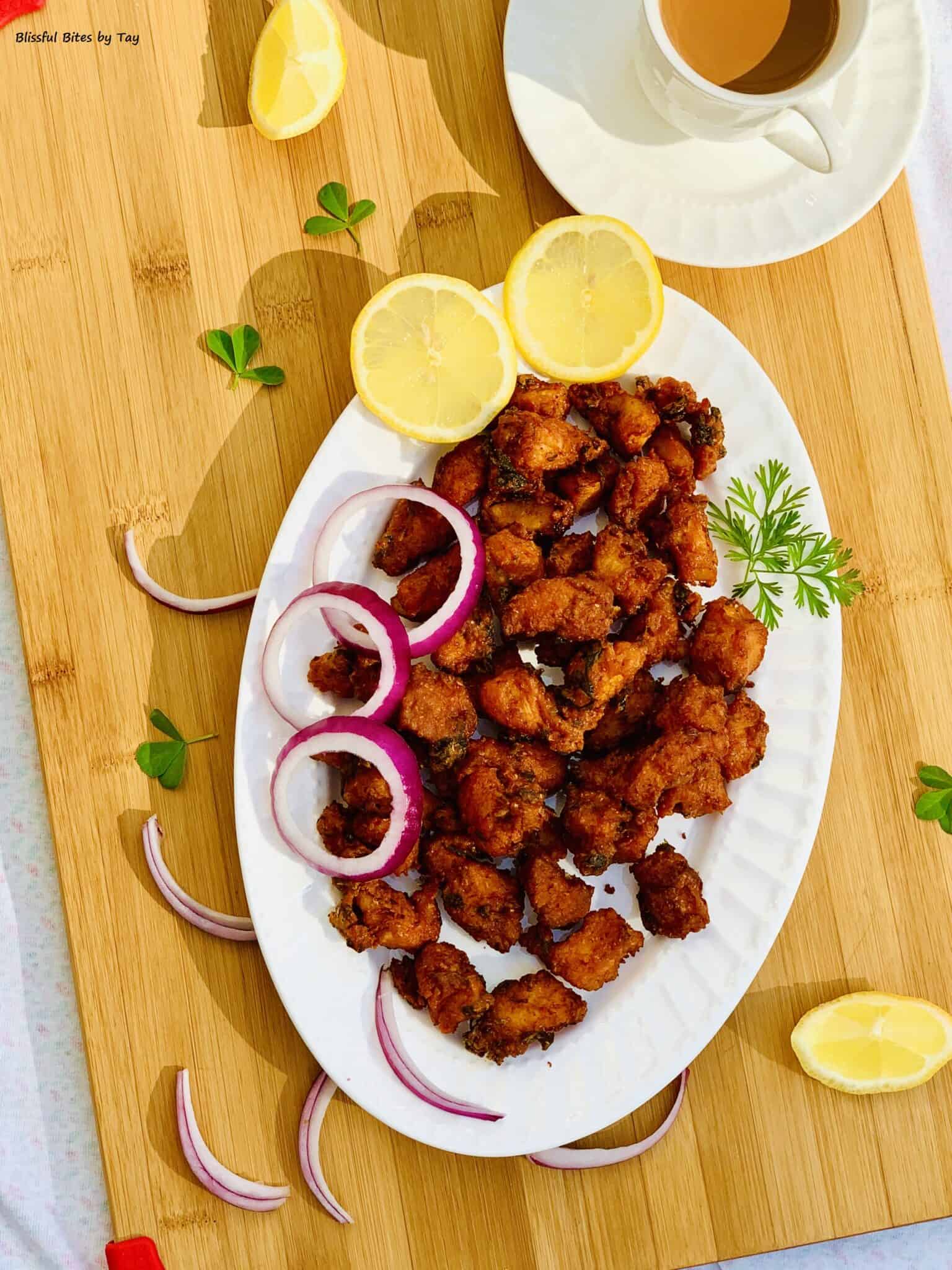 Chicken Pakoda/Fritters - Blissful Bites by Tay