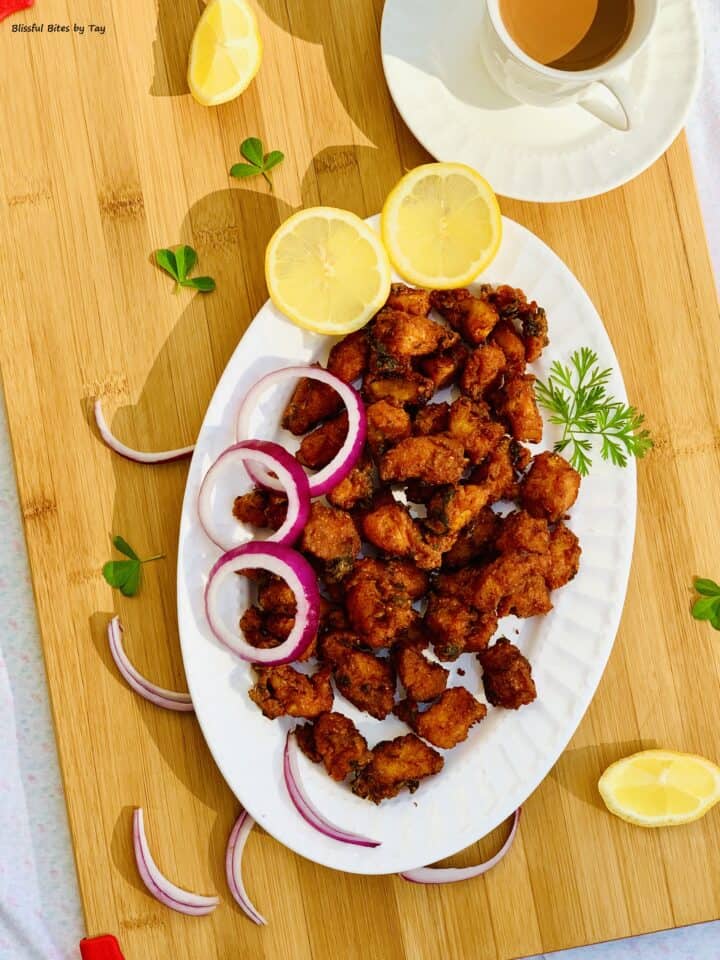 Chicken Pakoda/Fritters - Blissful Bites by Tay