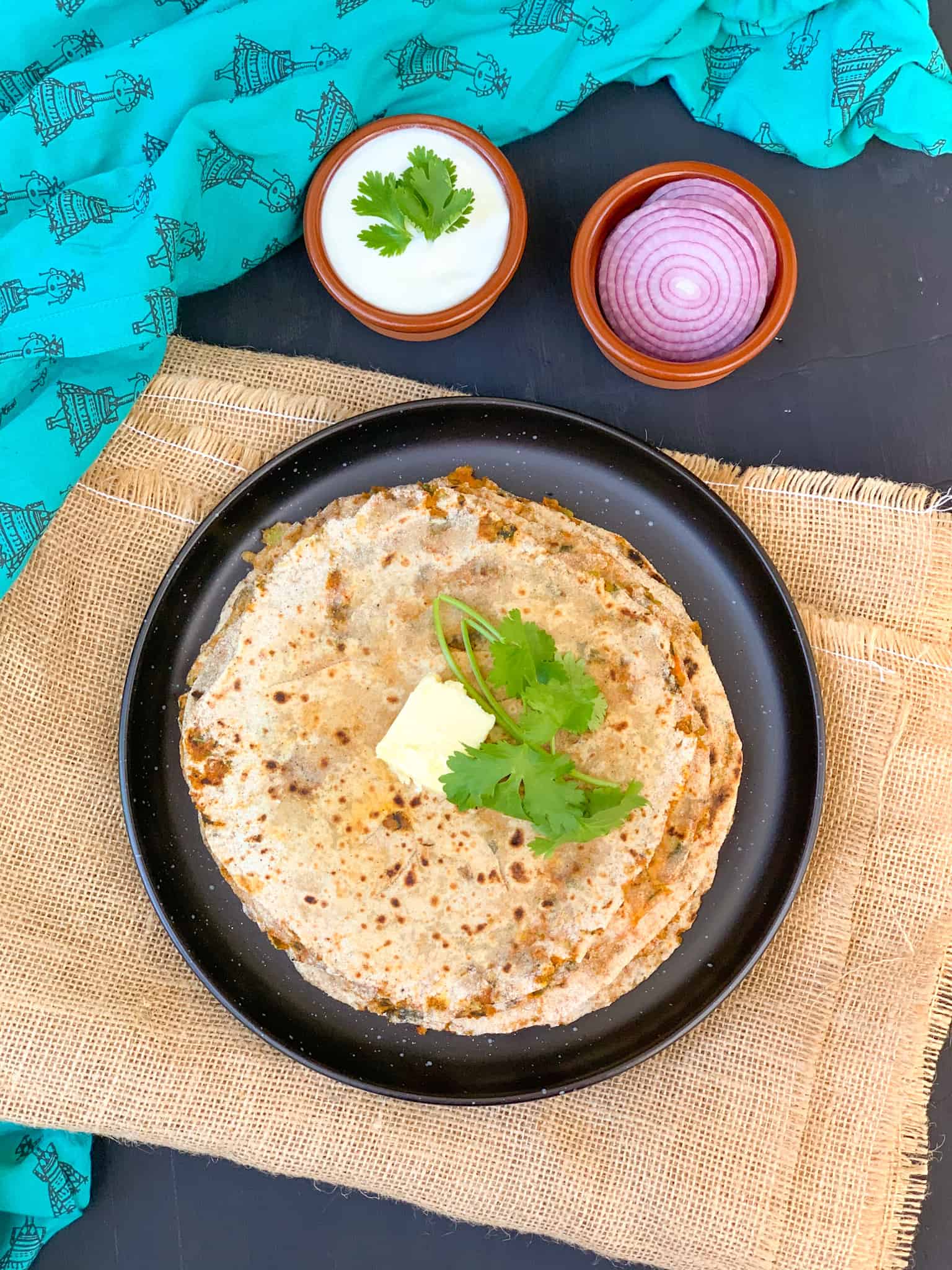 Mixed Vegetable Paratha with Edamame and Paneer - Blissful Bites by Tay