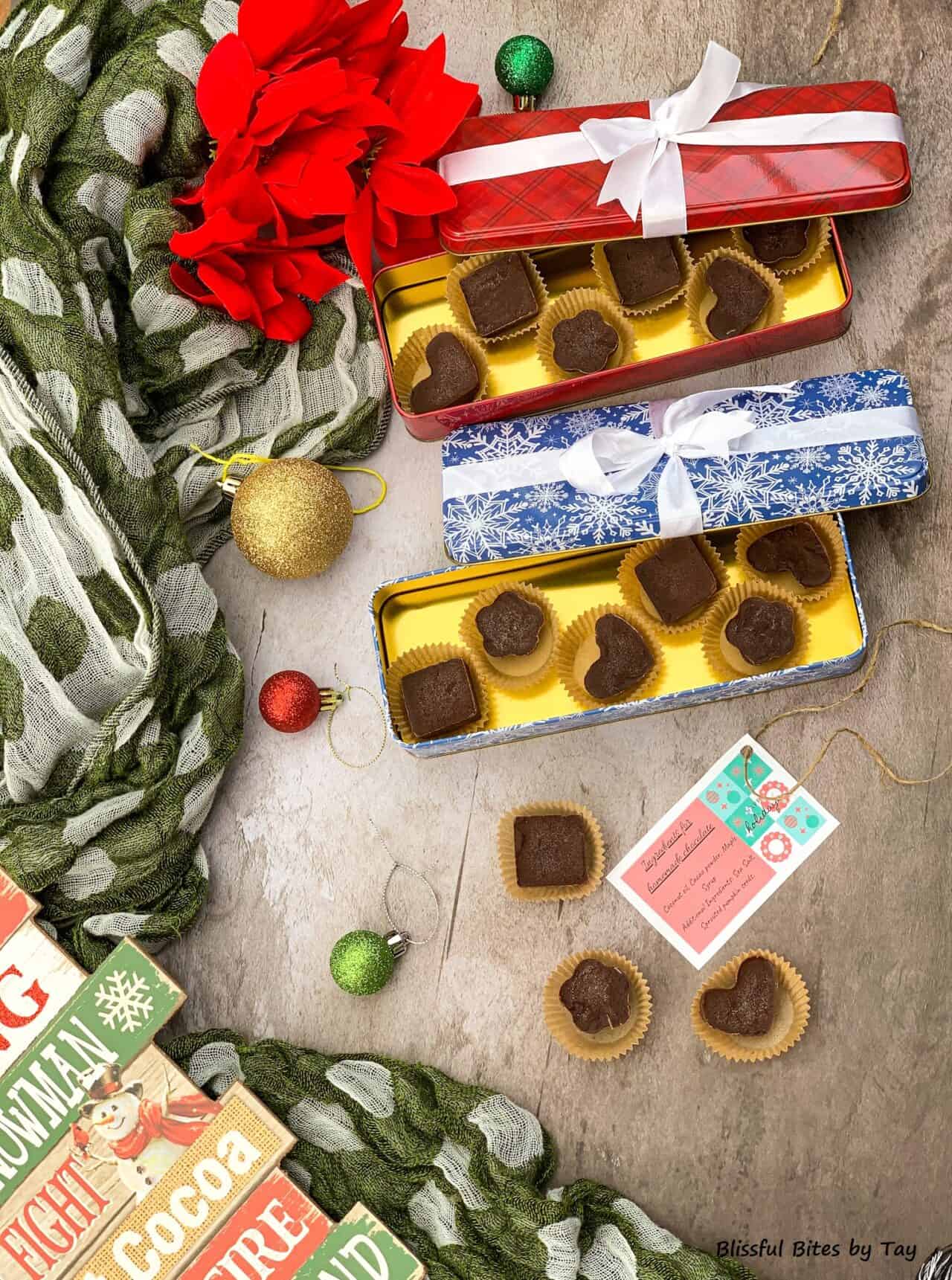 3 Ingredient Homemade Chocolate - Blissful Bites by Tay