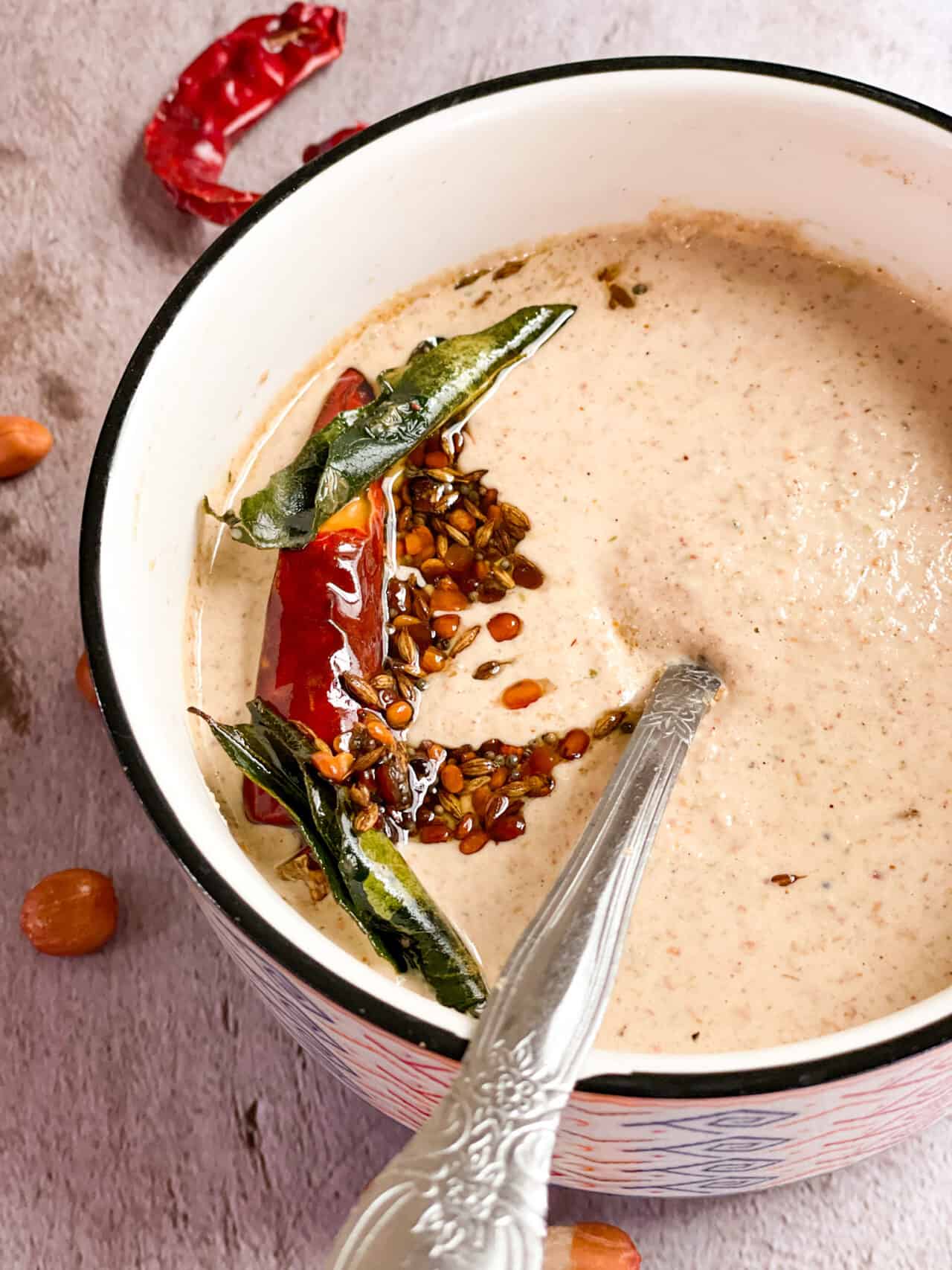 Peanut Chutney - Blissful Bites by Tay