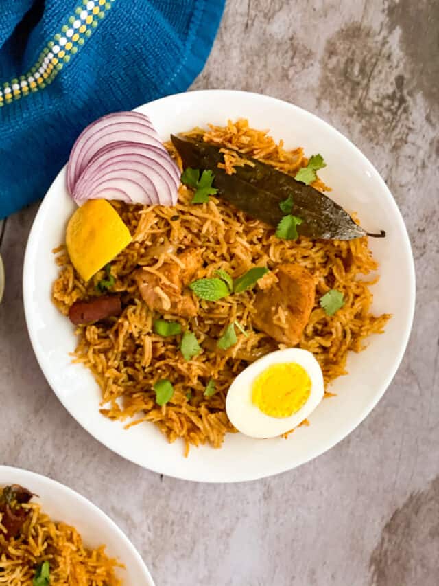 Instant Pot Chicken Biryani - Blissful Bites by Tay