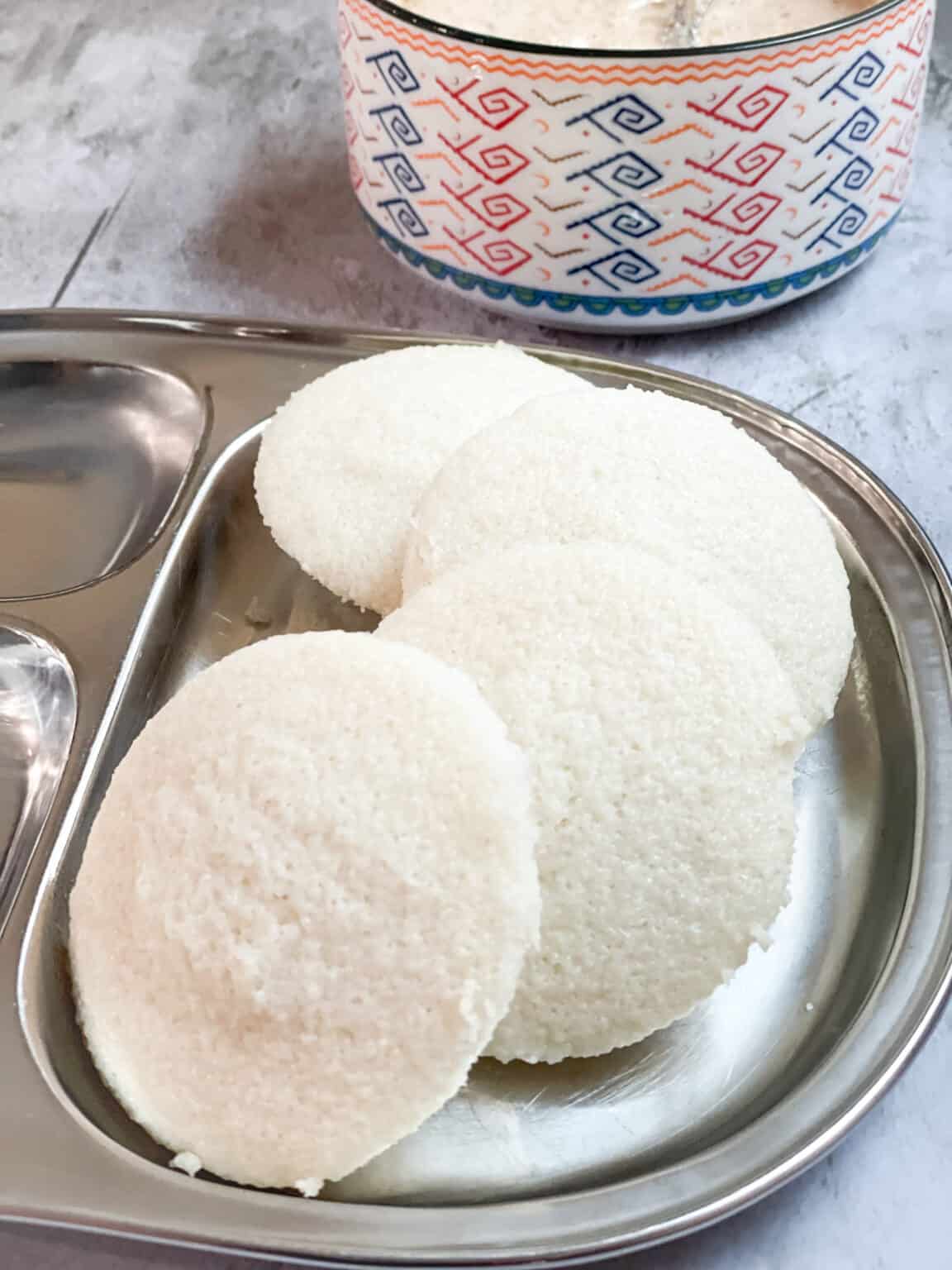 Idli with Idli Rava (Andhra Style) - Blissful Bites by Tay