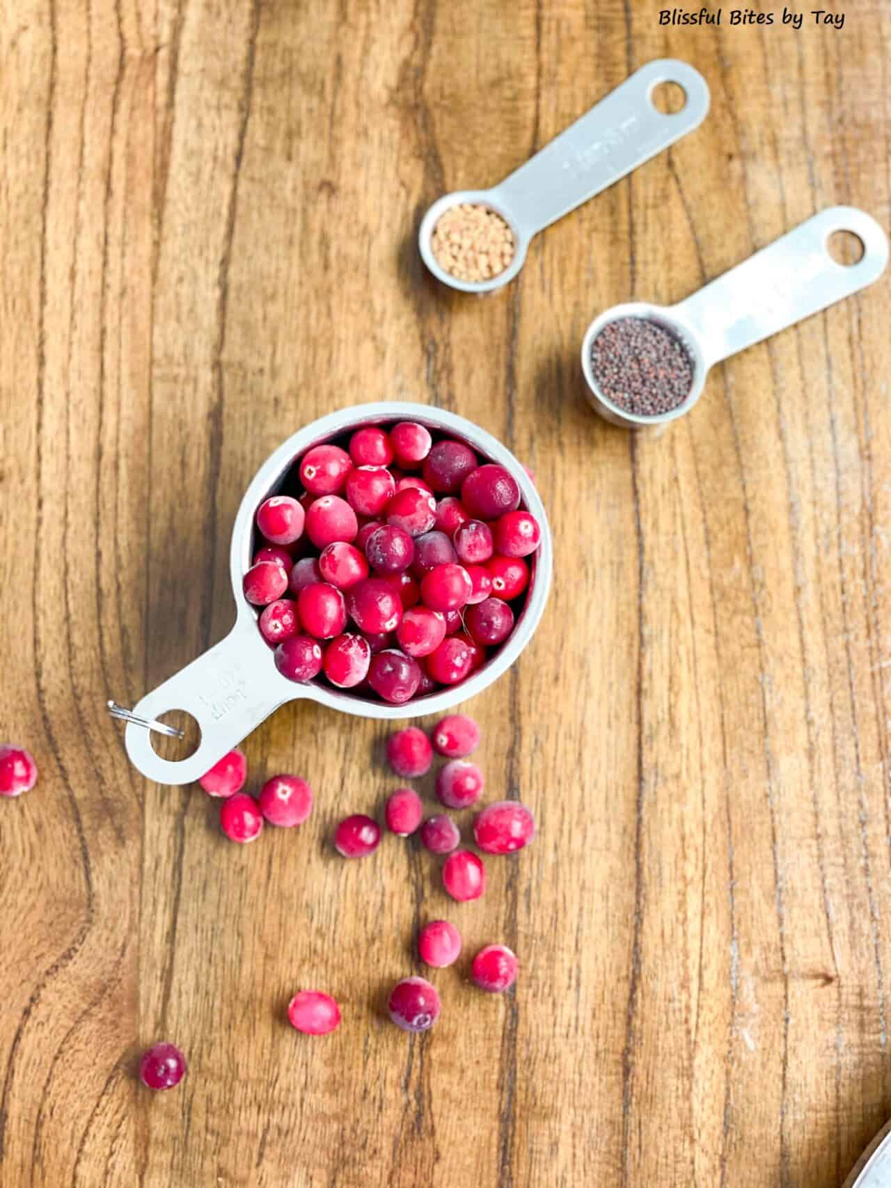 Cranberry Pickle / Cranberry Pachadi - Blissful Bites by Tay