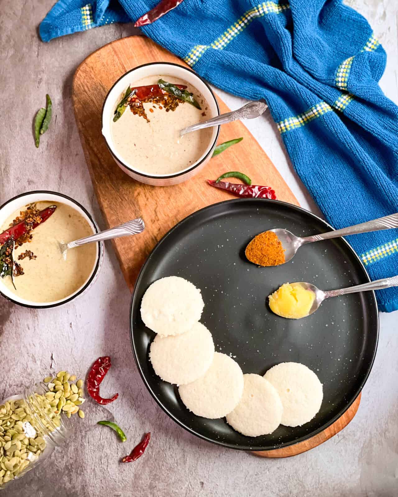 Idli with Idli Rava (Andhra Style) - Blissful Bites by Tay